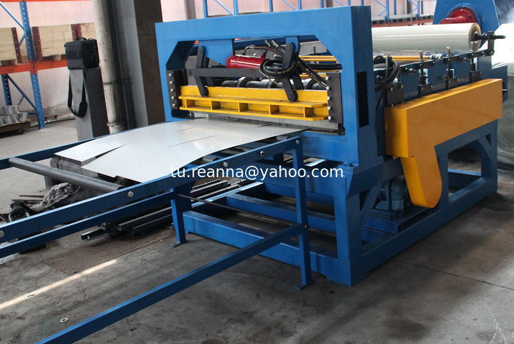 Simple Slitting and Cutting to Length Machine Double Layer C Z Purlin Roof Wall Panel Roll Forming Machine