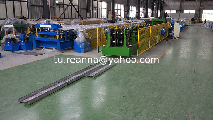 2 in 1 Exchange Type Roll Forming Machine Pre Punching and Cutting C Z Purlin Forming Machine