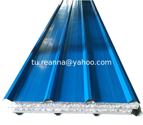 Good Price Waterproof Exterior Wall and Roof  PPGI Steel 970# EPS Sandwich Panel Polystyrene Sandwich Panel
