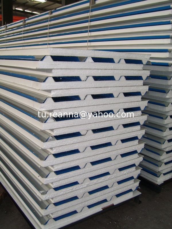 Good Price Insulated Steel for Wall Roof Sandwich Panel Prefab House EPS Sandwich Panel