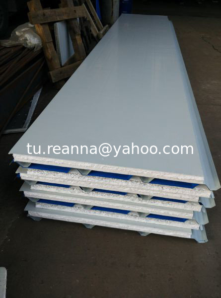 Waterproof Exterior Wall and Roof  PPGI Steel EPS Sandwich Panel Polystyrene Sandwich Panel