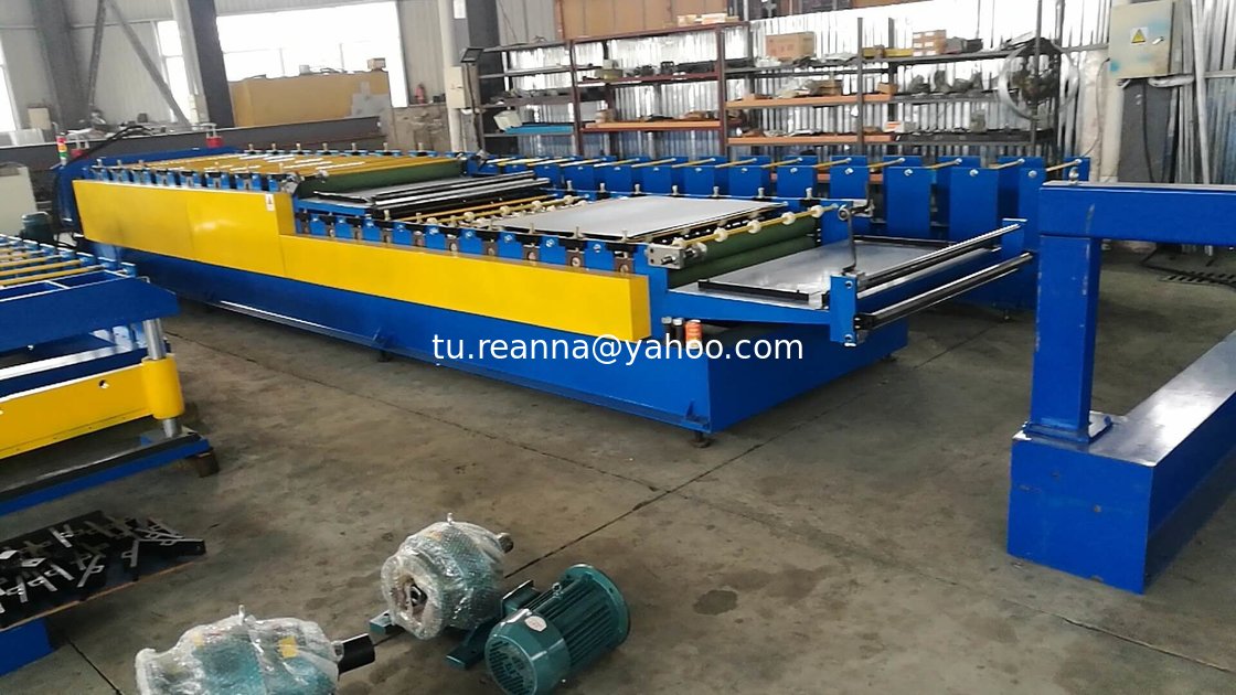 IBR and Corrugated Sheet Mistubish Brand PLC Double Layer Roll Forming Machine