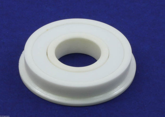 FR156-2RS Full Ceramic Bearing Sealed Flanged Bearing 3 / 16" x 5 / 16" x 1 / 8" ZrO2