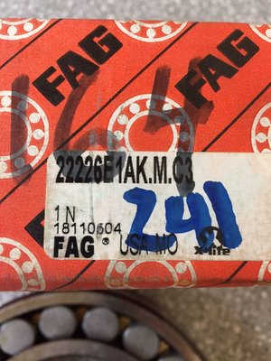 Heavy Duty Machinery FAG Self Aligning Roller Bearings 239 / 530 Large Diameter