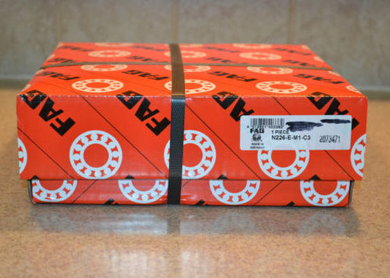 Single Row FAG N226-E-M1-C3 Cylindrical Roller Bearing N226EM1C3 Brass Cage Heavy Duty Roller Bearing