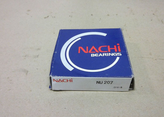 NU207 Nachi Cylindrical Roller Steel Cage Bearing Made in Japan 35 mm x 72 mm x 17 mm