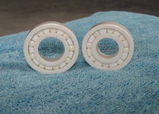 Hybrid Ceramic Bearings , High Precision Ceramic Skate Bearing Superb Stability