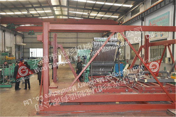 High Speed Silo Roll Forming Machine Steel Grain Pipe Rolling Mill Line