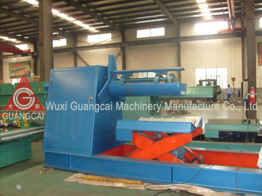 Glazed Steel Tile Roof Panel Roll Forming Machine , Double Layer Rolling Form Machinery