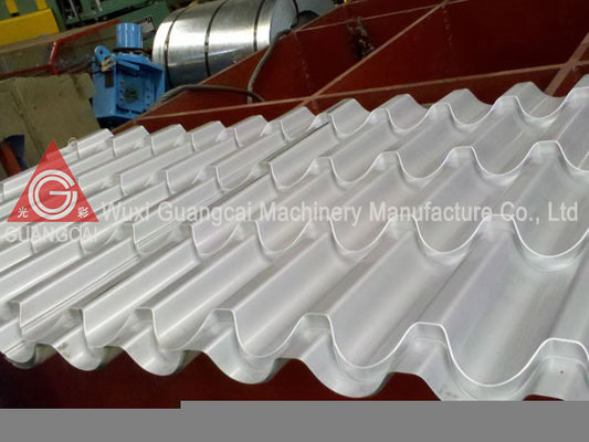 Corrugation Roof Glazed Tile Roll Forming Machine For Industrial Workshop