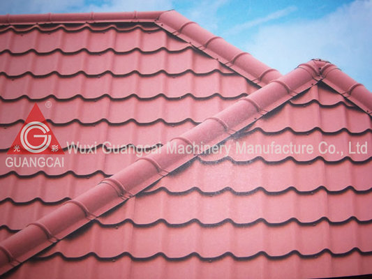 Professional Waterproof Roofing Panel Ridge Cap Roll Forming Machine for House Building