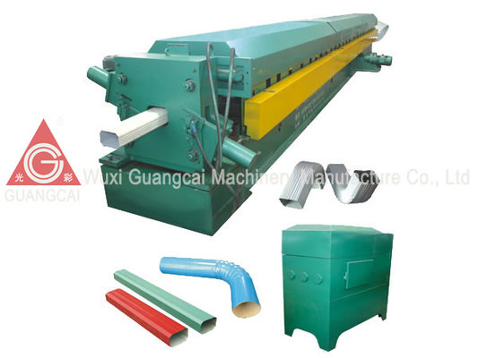 Roofing Downspout / Gutter Roll Forming Machine with Aluminum Plate and Cooper Plate