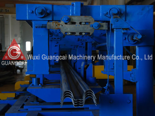 PLC Control Carbon Steel Guardrail Roll Forming Machine Highway Guardrail Making Machine