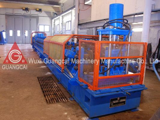 PLC Control Carbon Steel Guardrail Roll Forming Machine Highway Guardrail Making Machine