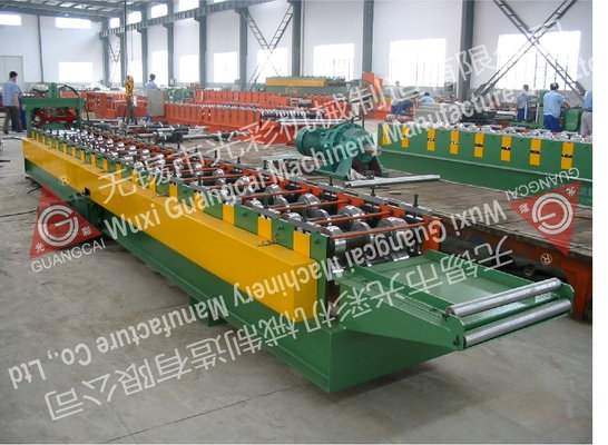 Color / Glazed Steel Tile Wall Panel Roll Forming Machine 0.4mm - 0.8mm