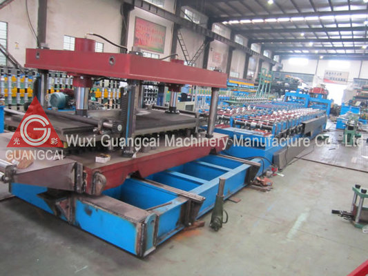 Hydraulic Color Plate , Metal Sheet Roll Forming Machine Large K Span