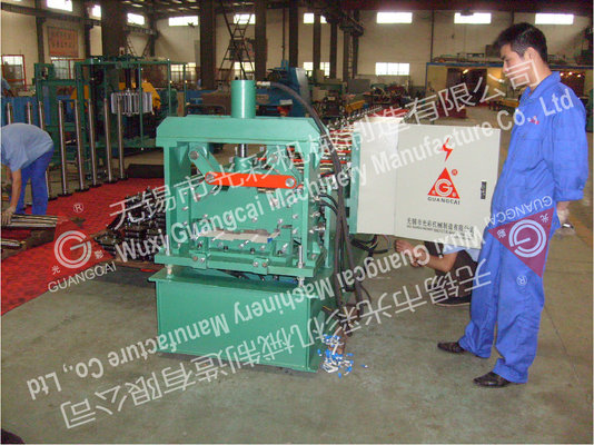 Hangar Wall Panel Roll Forming Machine  Color Plate Thickness 0.4mm - 0.8mm