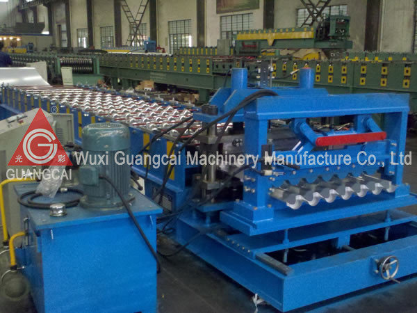 Glazed tile Roof Panel Roll Forming Machine Thickness 0.4mm - 0.8mm for Period Building