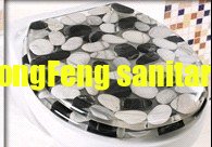 resin toilet seat,17'18'19'Uropean standard,USA stardard,cobble stone design