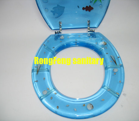 polyresin toilet seat cover,MDF toilet seat,PP toilet seat,sea star,shell transparent