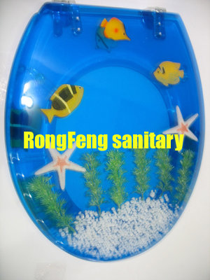 polyresin toilet seat cover,MDF toilet seat,PP toilet seat,sea star,shell transparent