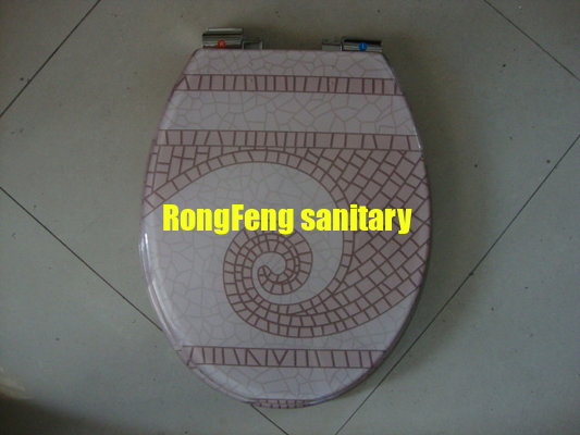 decorative clear polyresin toilet seat,color toilet seat,toilet,cover,MDF,PVC,PP,WOOD