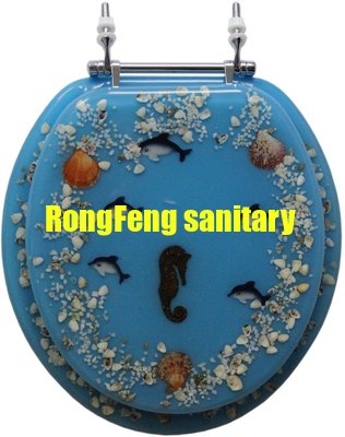 ROUND,Elogated  toilet seat,polyresin toielt seat,duroplastic,decorative sanitary ware