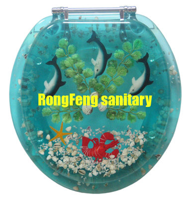 ROUND,Elogated  toilet seat,polyresin toielt seat,duroplastic,decorative sanitary ware