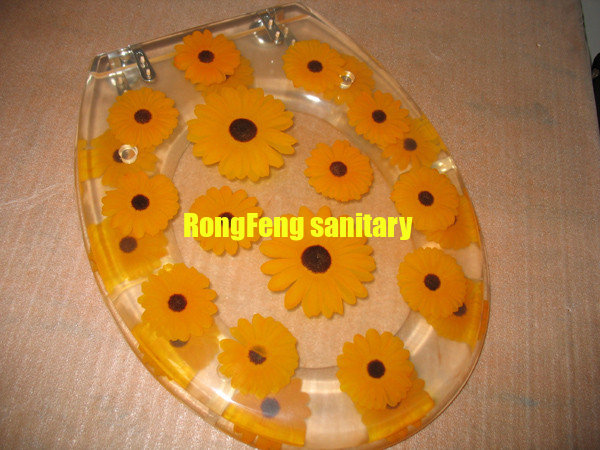 SAND SEA STAR resin toilet seat,17'18'19'Uropean standard,USA stardard