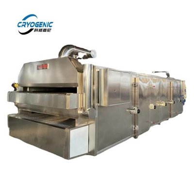 China IQF Freezer Tunnel Type Liquid Nitrogen freezing machine 3500kg/h supplier