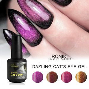 China RONIKI Illusion Cat Eye Gel Polish Laser Cat Eye gel custom Gel Polish china supplier