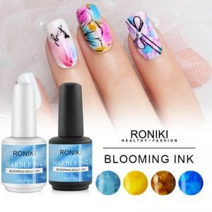 China RONIKI Marble Ink Gel Polish china factory Nail Painting Color Gel supplier