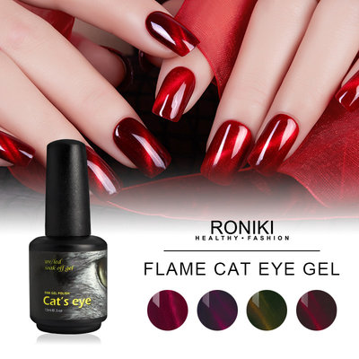 RONIKI Hot Flame Cat Eye Gel Polish,Cat Eye Gel,Cat Eye Gel Polish,Cat Eye Gel factory,Cat Eye Gel Polish supplier