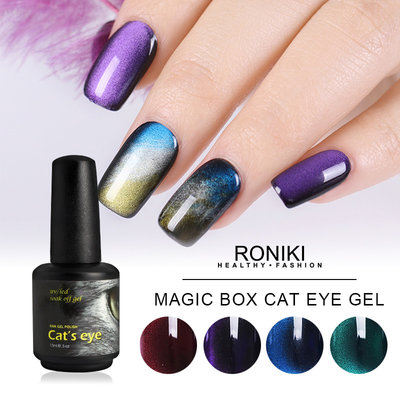 RONIKI Magic Box Cat Eye Gel Polish,Cat Eye Gel,3D Cat Eye Nail Gel Polish,Variety Cat Eye Gel，cat eye nail gel supplier