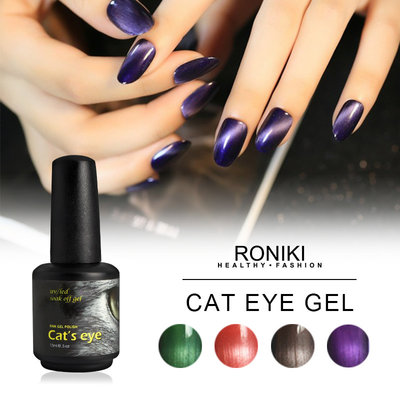 RONIKI Magnetic Cat Eye Gel Polish,Cat Eye Gel,Cat Eye Gel Polish,5D Cat Eye Gel Polish，natural gel nail polish supplier
