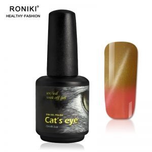RONIKI Color Changing Chameleon Cat Eye Gel,Colorful Cat Eye Gel,gel color nail polish，Variety Cat Eye Gel,Cat Eye Gel supplier