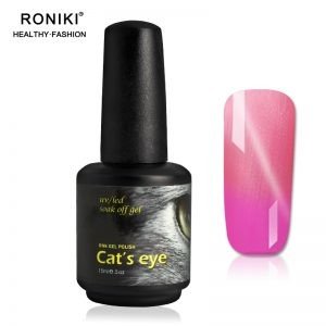 RONIKI Color Changing Chameleon Cat Eye Gel,Colorful Cat Eye Gel,gel color nail polish，Variety Cat Eye Gel,Cat Eye Gel supplier