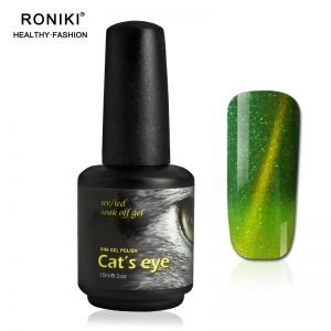 RONIKI Color Changing Chameleon Cat Eye Gel,Colorful Cat Eye Gel,gel color nail polish，Variety Cat Eye Gel,Cat Eye Gel supplier