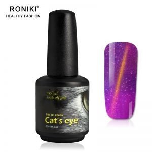 RONIKI Color Changing Chameleon Cat Eye Gel,Colorful Cat Eye Gel,gel color nail polish，Variety Cat Eye Gel,Cat Eye Gel supplier