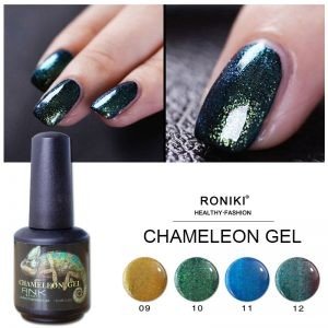 RONIKI Chameleon Gel,Nail Art Gel，nail art，gel product，good effect，	gel polish，base gel supplier
