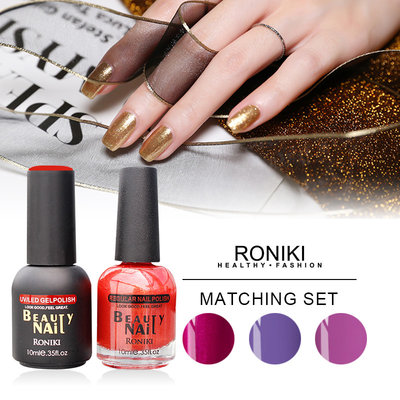 RONIKI Matching Gel & Nail Polish perfect Matching Gel Polish set perfect Matching Gel Polish kit supplier