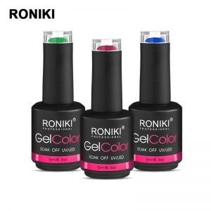RONIKI Supply Private Label OEM Metallic Color Uv Gel Nail Polish UV Gel Polish china Wholesaler supplier