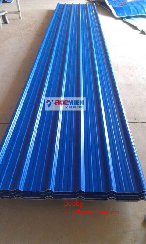 Custom Co-extrusion Roof Panel Roll Forming Machine Plastic Extruder Line 920-1130mm machine