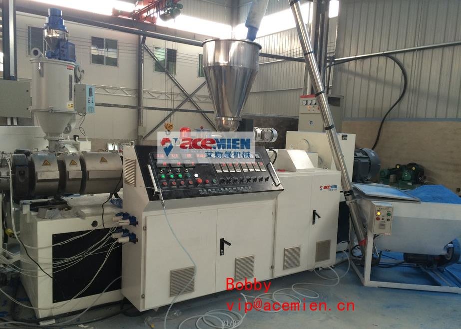 Plastic Corrugated Roof Sheet Machine with Extruder , Flat Die 350kg/h - 650kg/h