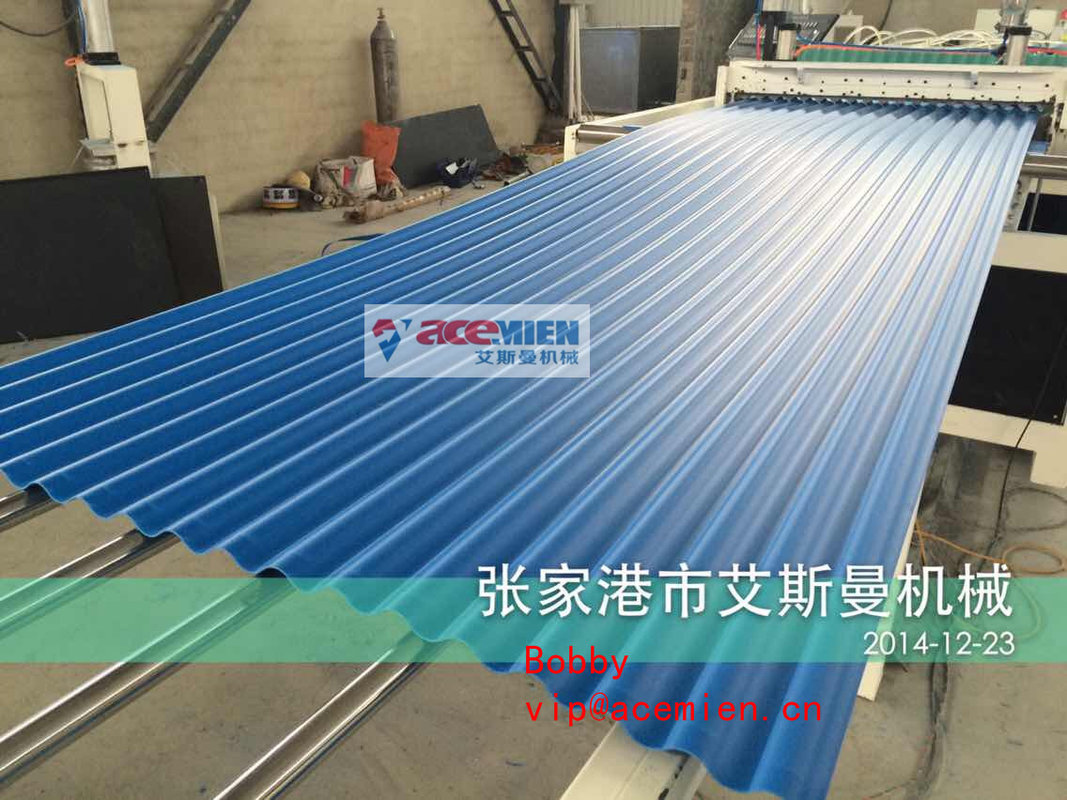 PVC Tile Forming Machine Type and Roof Use PVC Corrugated Roll Forming Machine