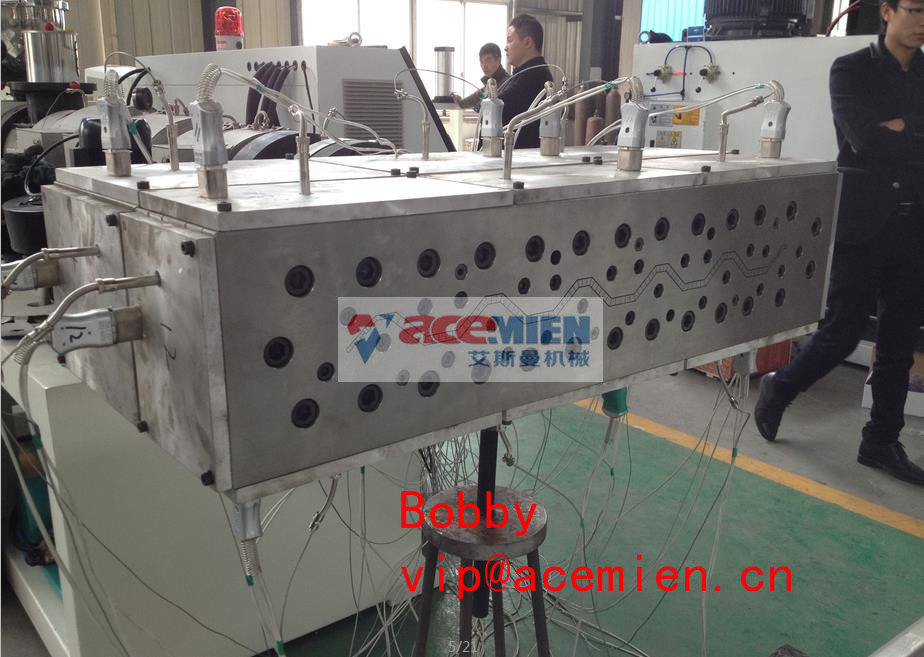 Double Layer Hollow Roofing Tile Making Machine Roll Forming Line for Warehouse and Buildi