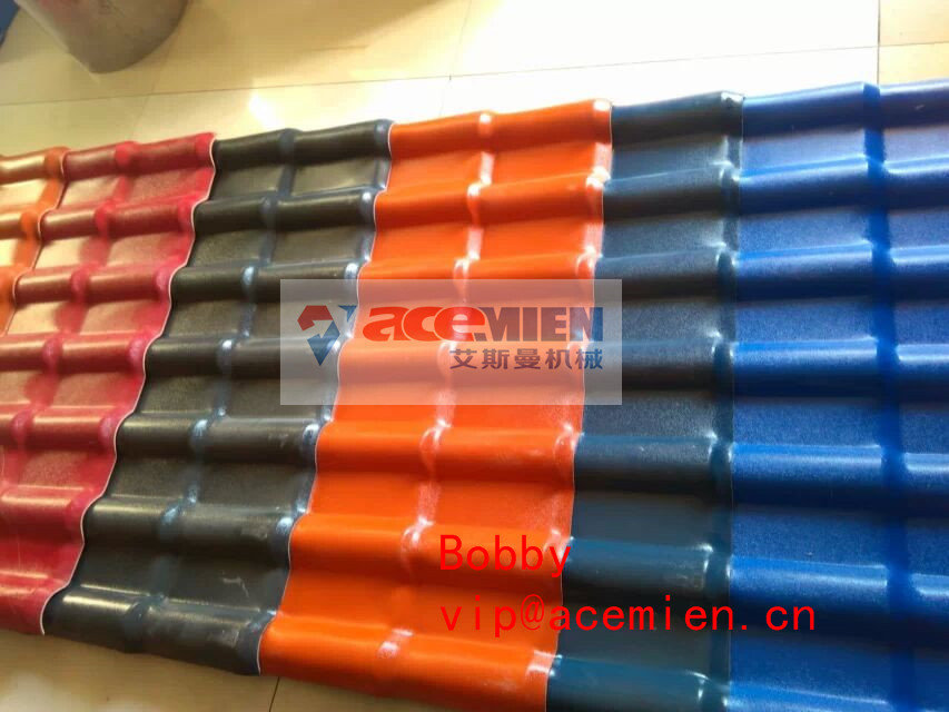 650kg/h Full Automatic Roofing PVC Tile Making Machine with OEM and Customized Design