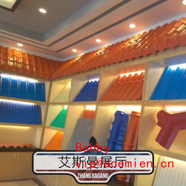 Waterproof Glazed Tile Making Machine for PVC Roof Panel , 1.5 ~ 5m/min High Production