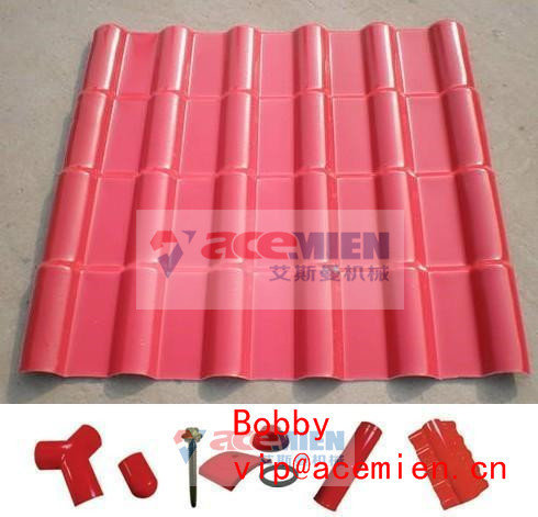 light weight high strength , noise and heat insulation PVC roof sheet production line