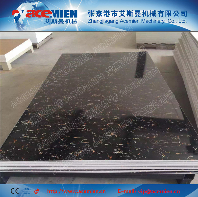 Low cost nice outlook,PVC artificial Marble wall panel production line/making machine